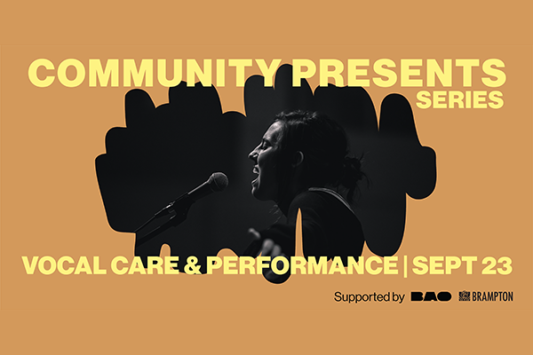 Community Presents: Vocal Care & Performance | Culture Days 2023