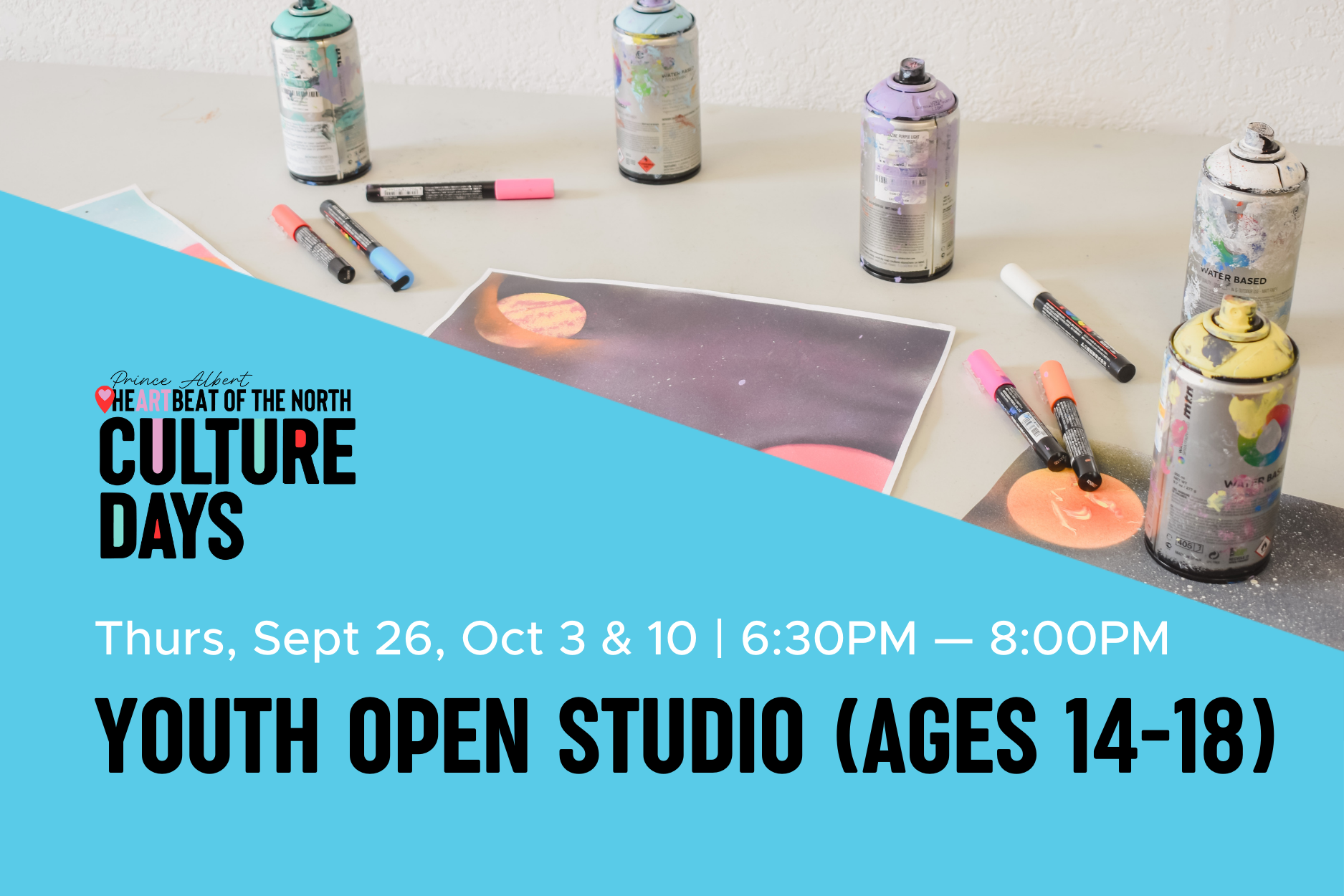 Youth Open Studio (Ages 14 - 18) | Culture Days 2024