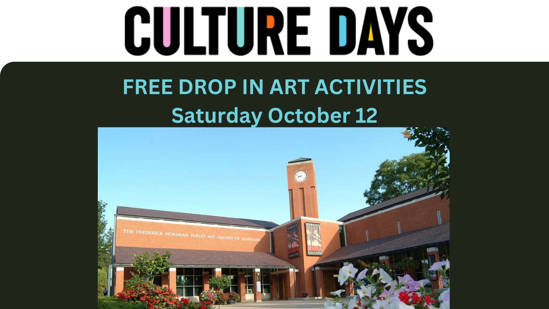 Free Drop in Art Activities | Culture Days 2024