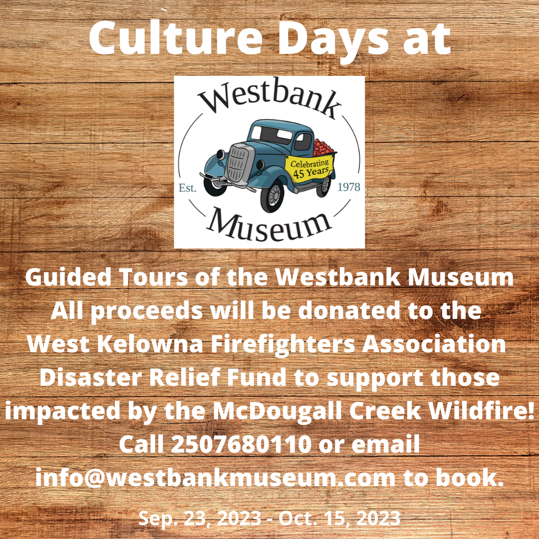 Guided Tours at the Westbank Museum | Culture Days 2023
