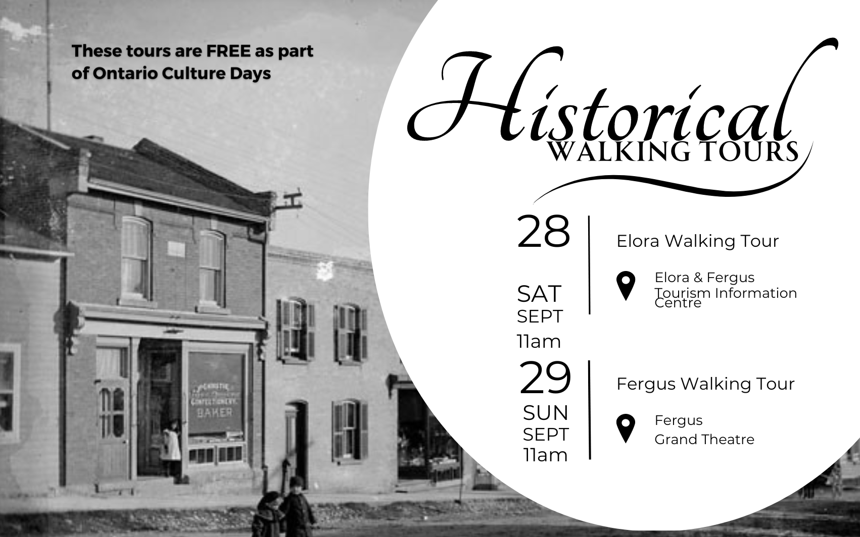 Fergus Historical Walking Tour | Fête de la culture 2024