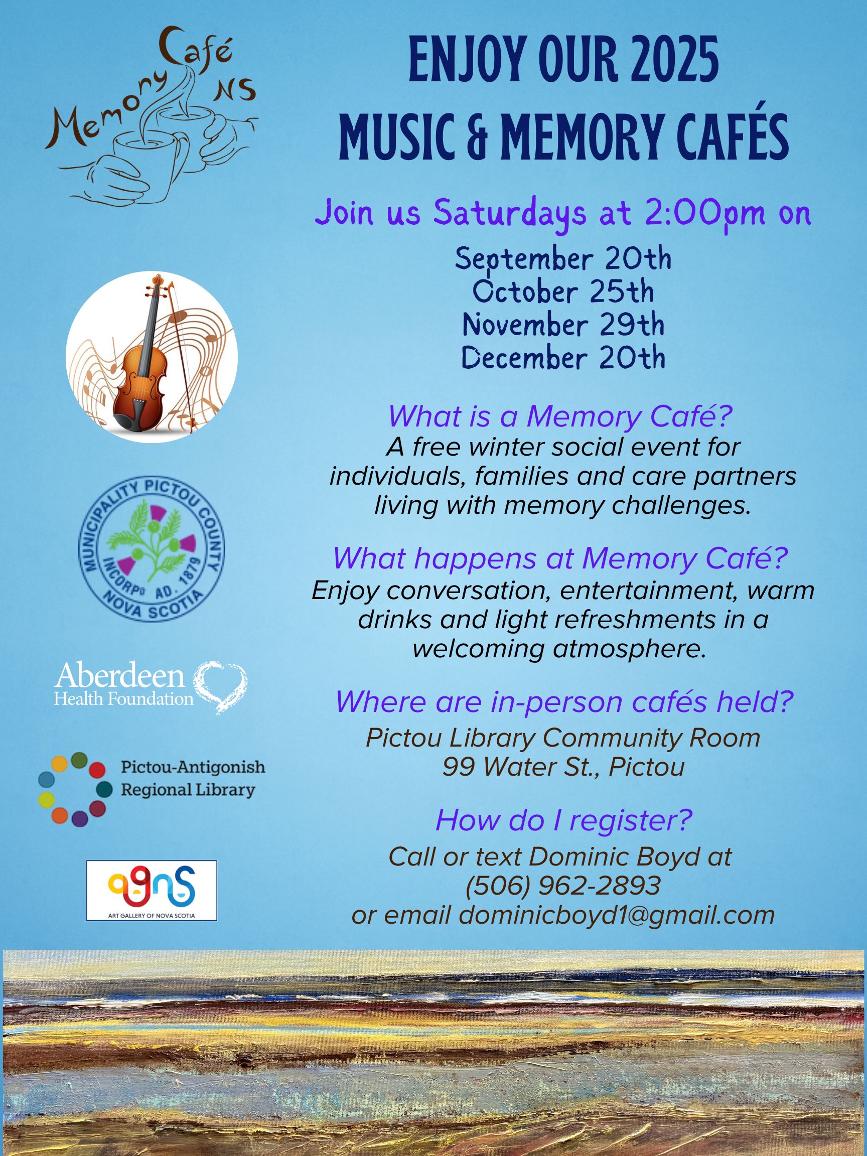 Music & Memory Cafe, with the Alzheimer's Support Group (drop-in ...